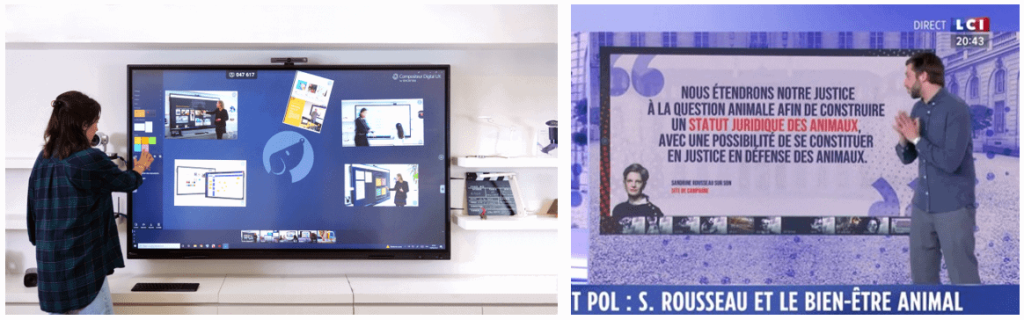 ecran interactif et tactile salle de conférence - Ecrans Pro